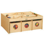 Jonti-Craft Activity Table - with 6 Bins - Ygrowup Toys