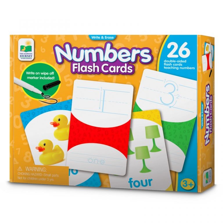 Write & Erase Numbers Flash Cards - Ygrowup Toys