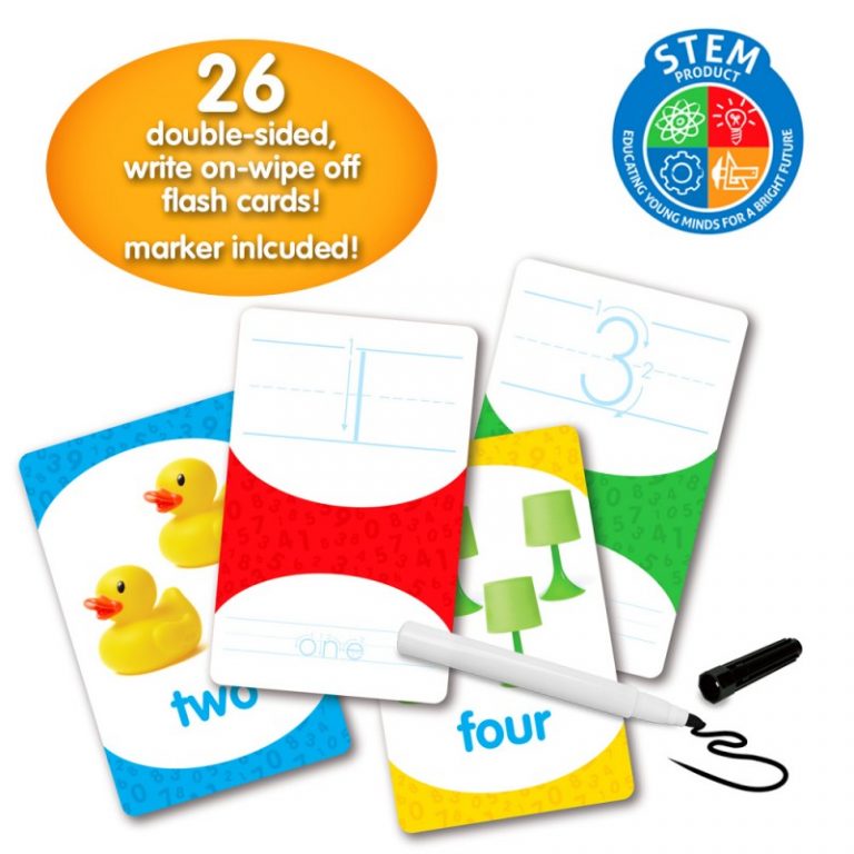 Write & Erase Numbers Flash Cards - Ygrowup Toys