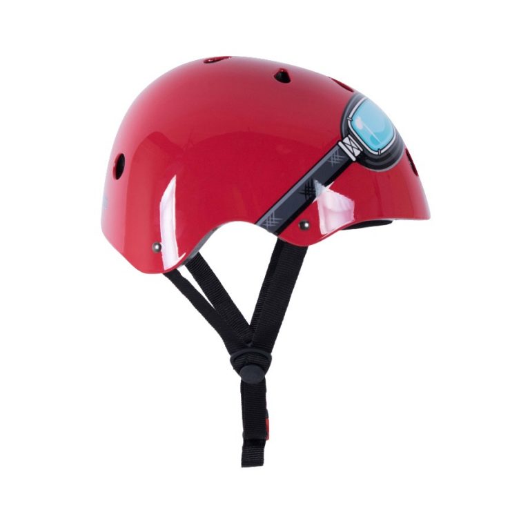 Red Goggle Bicycle Helmet - Ygrowup Toys