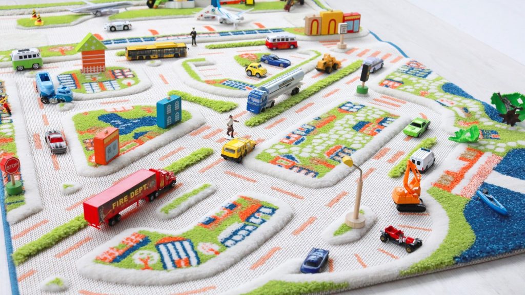 Mini City Play Carpet Medium - Ygrowup Toys