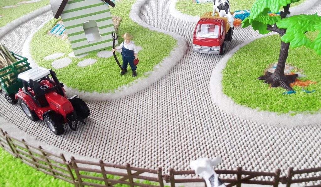 Farm Play Carpet Medium - Ygrowup Toys