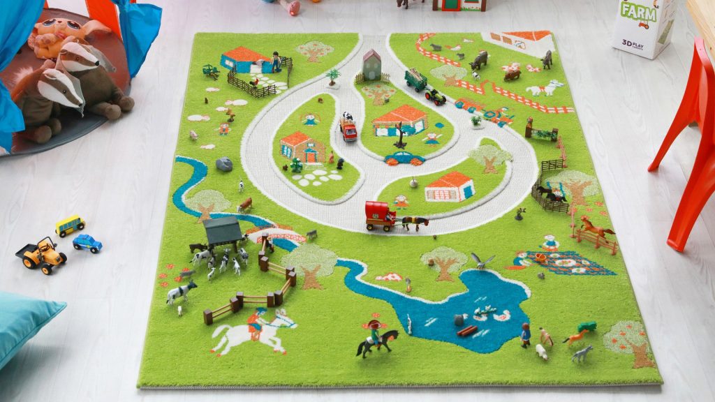 Farm Play Carpet Medium - Ygrowup Toys