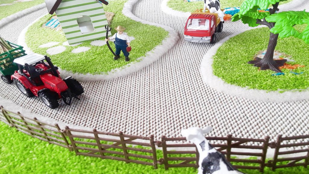 Farm Play Carpet Medium - Ygrowup Toys