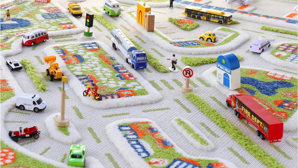 Mini City Play Carpet Medium - Ygrowup Toys