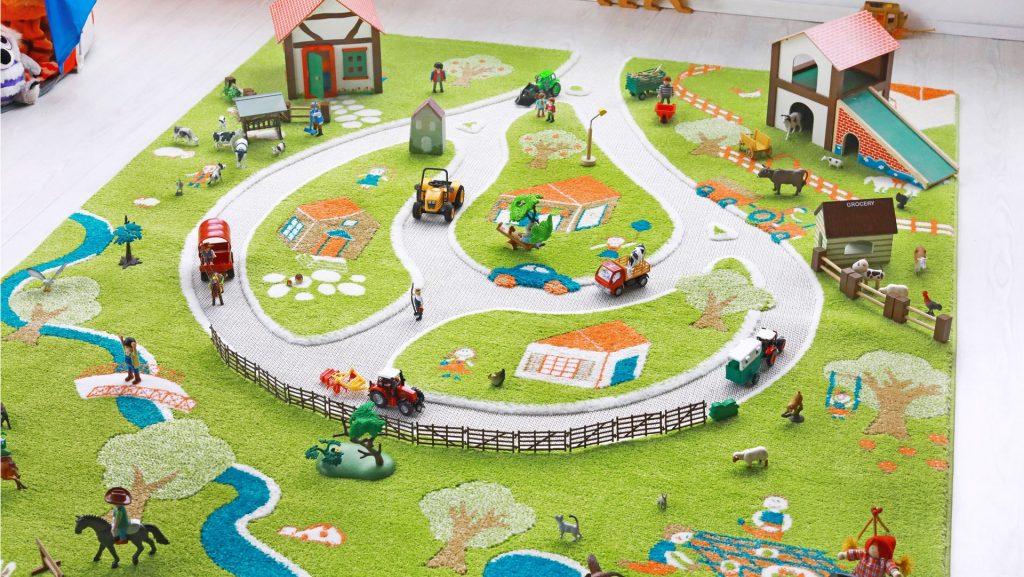 Farm Play Carpet Medium - Ygrowup Toys