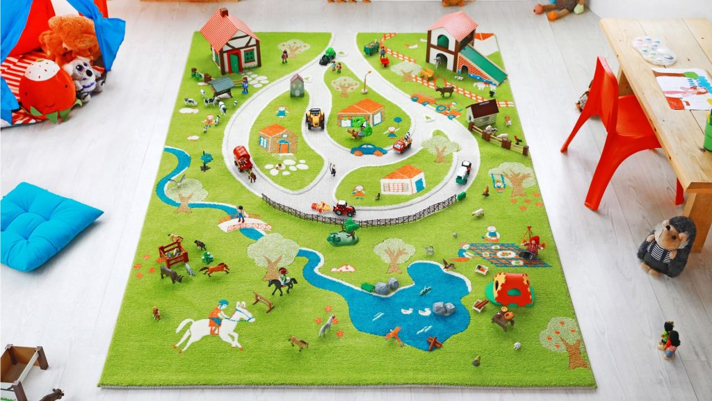 Farm Play Carpet Medium - Ygrowup Toys