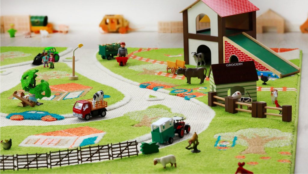 Farm Play Carpet Medium - Ygrowup Toys