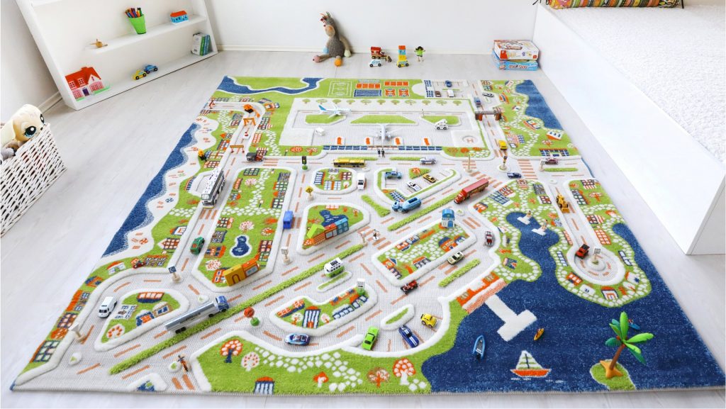 Mini City Play Carpet Medium - Ygrowup Toys