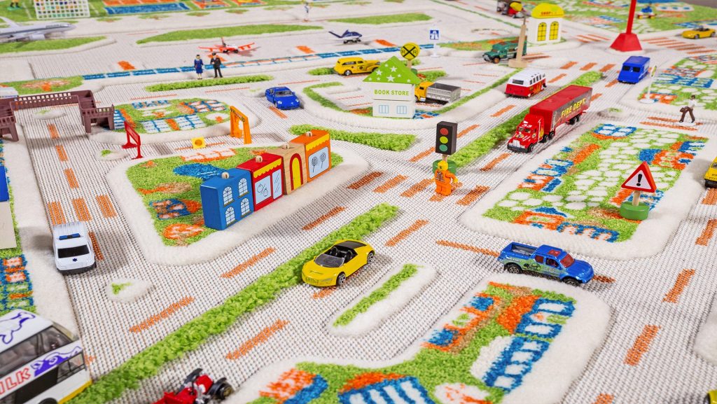 Mini City Play Carpet Medium - Ygrowup Toys