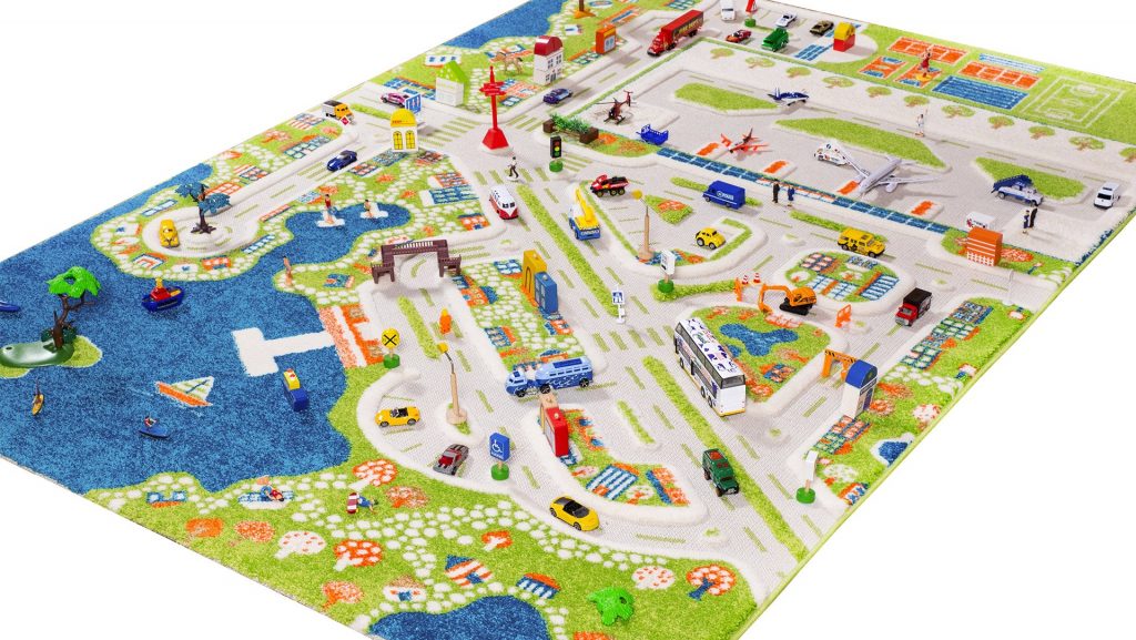 Mini City Play Carpet Medium - Ygrowup Toys