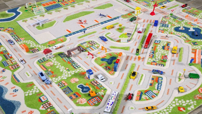 Mini City Play Carpet Medium - Ygrowup Toys