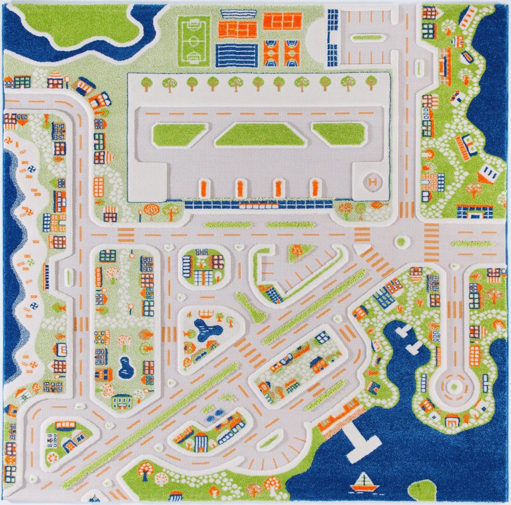 Mini City Play Carpet Medium - Ygrowup Toys
