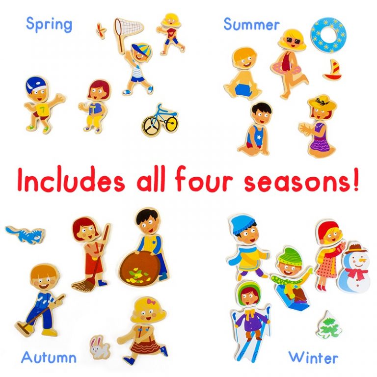 Four Seasons Magnetic Playset - Ygrowup Toys